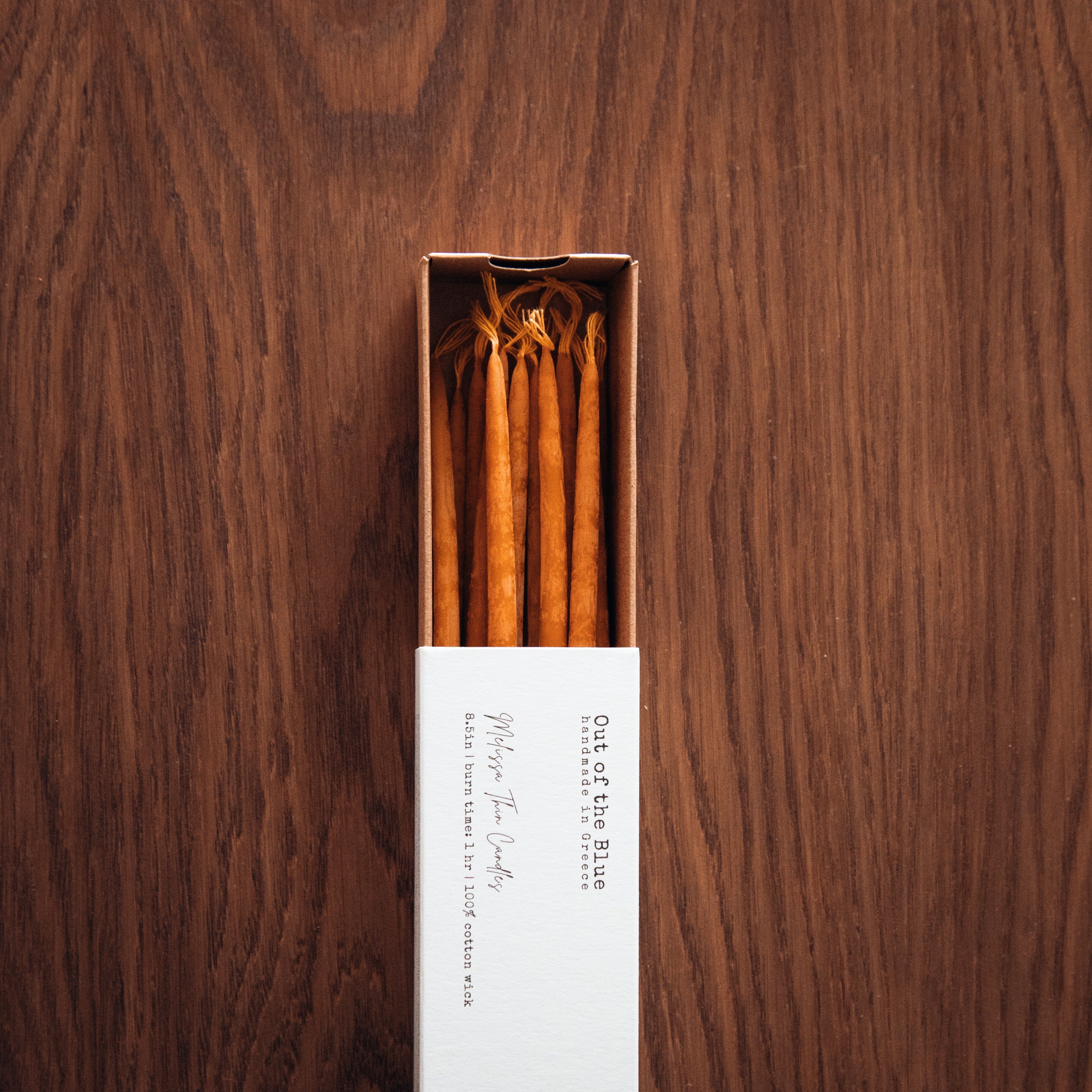 Beeswax Thin Taper Candles | Hand-poured in Athens, Greece – Out of the ...