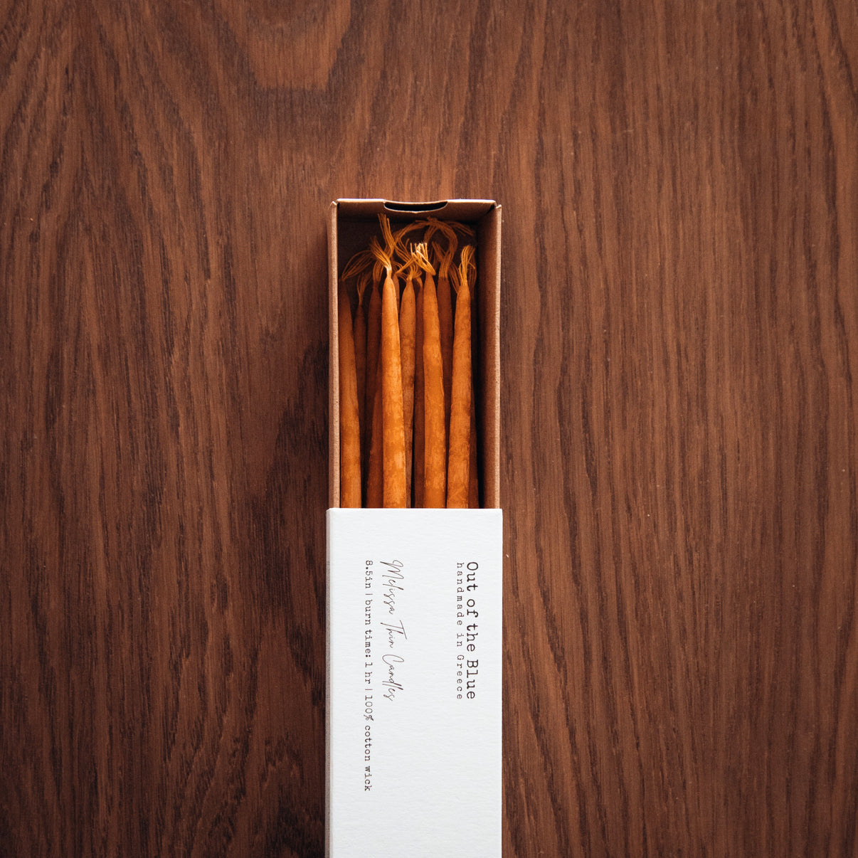 Beeswax Thin Taper Candles | Hand-poured in Athens, Greece – Out of the ...