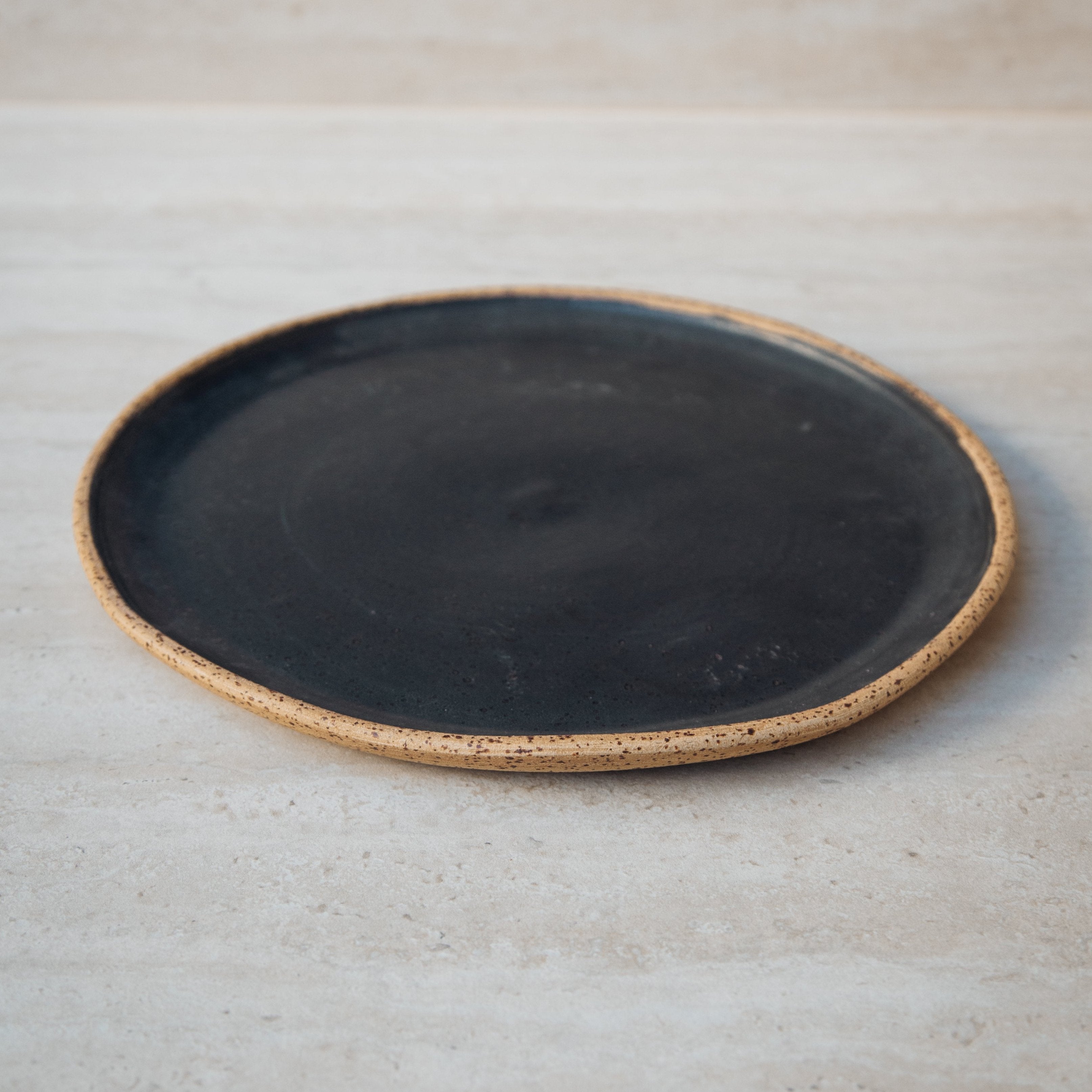 Handmade Stoneware Plates Lava | Out of the Blue