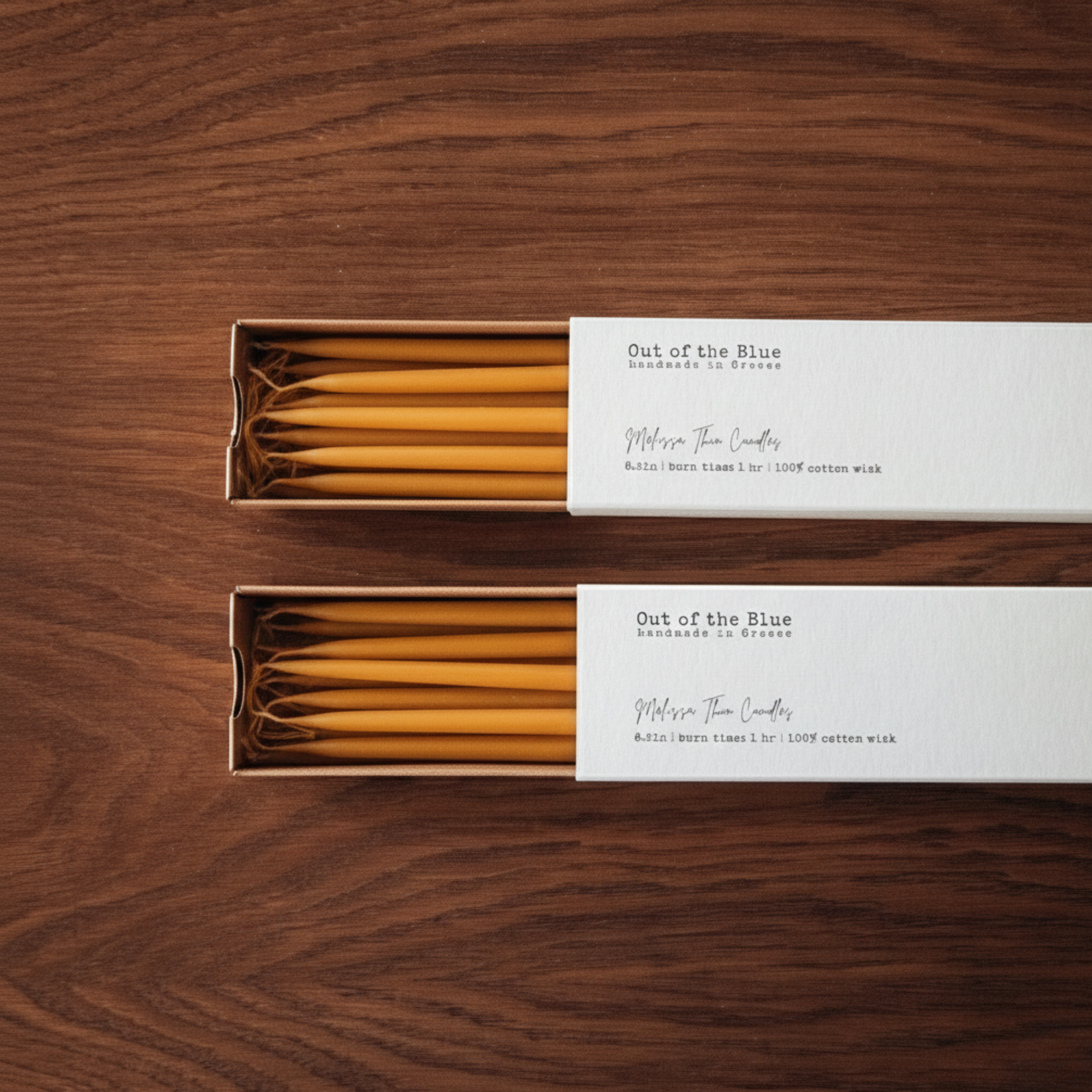 Beeswax Thin Taper Candles | Hand-poured in Athens, Greece – Out of the ...